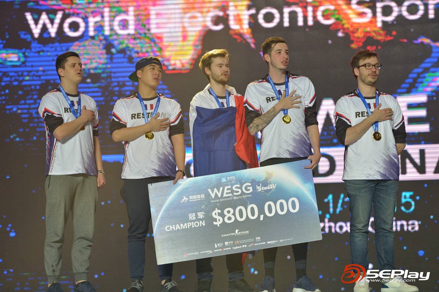 WESG世界总决赛CSGO颁奖仪式全记录_5EPlay - 5EPlay赛凡网