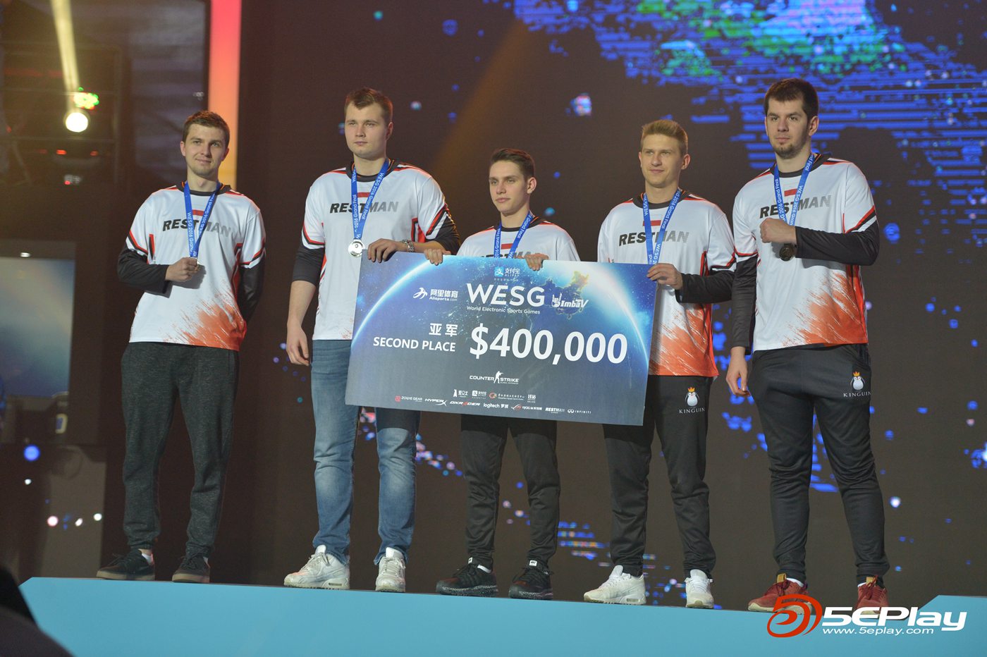 WESG世界总决赛CSGO颁奖仪式全记录_5EPlay - 5EPlay赛凡网