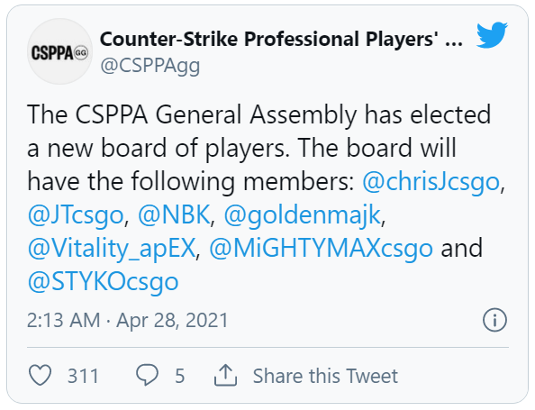 例行换届 CSPPA宣布新的委员会成员名单_5EPlay - 5EPlay赛凡网