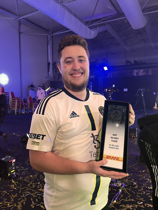 毫无争议 ZywOo荣膺EPL S16 MVP奖章_5EPlay - 5EPlay赛凡网