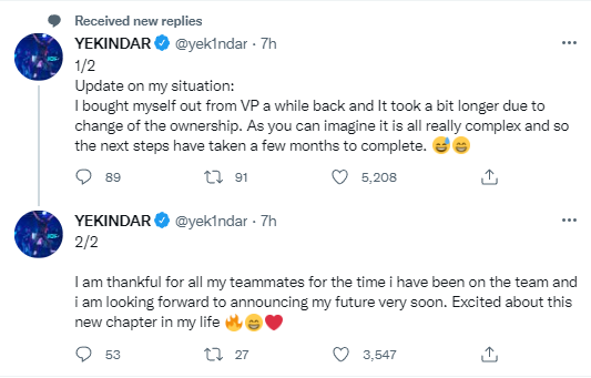 赎身完成！YEKINDAR加入Liquid再无阻碍_5EPlay - 5EPlay赛凡网