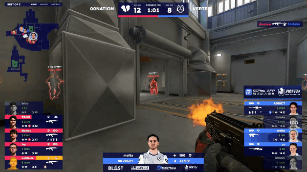 BLAST showdown：00Nation 2-0 VERTEX_5EPlay - 5EPlay赛凡网