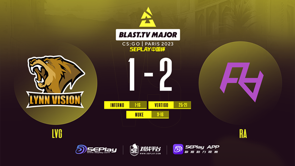 中国区RMR：RA 2-1击败LVG率先晋级亚洲RMR_5EPlay - 5EPlay赛凡网