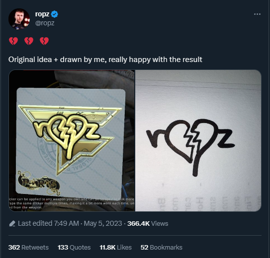 【选手整活】STYKO绑架ropz促使V社放出贴纸_5EPlay - 5EPlay赛凡网