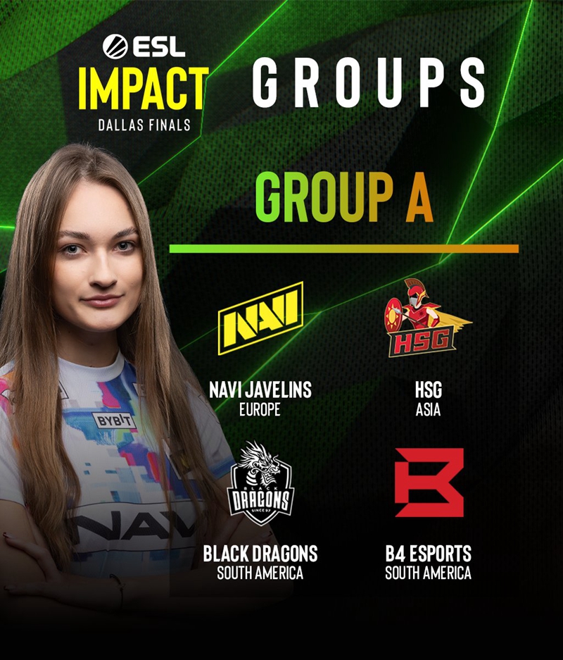 HSG fe将参加ESL Impact 联赛 S3总决赛