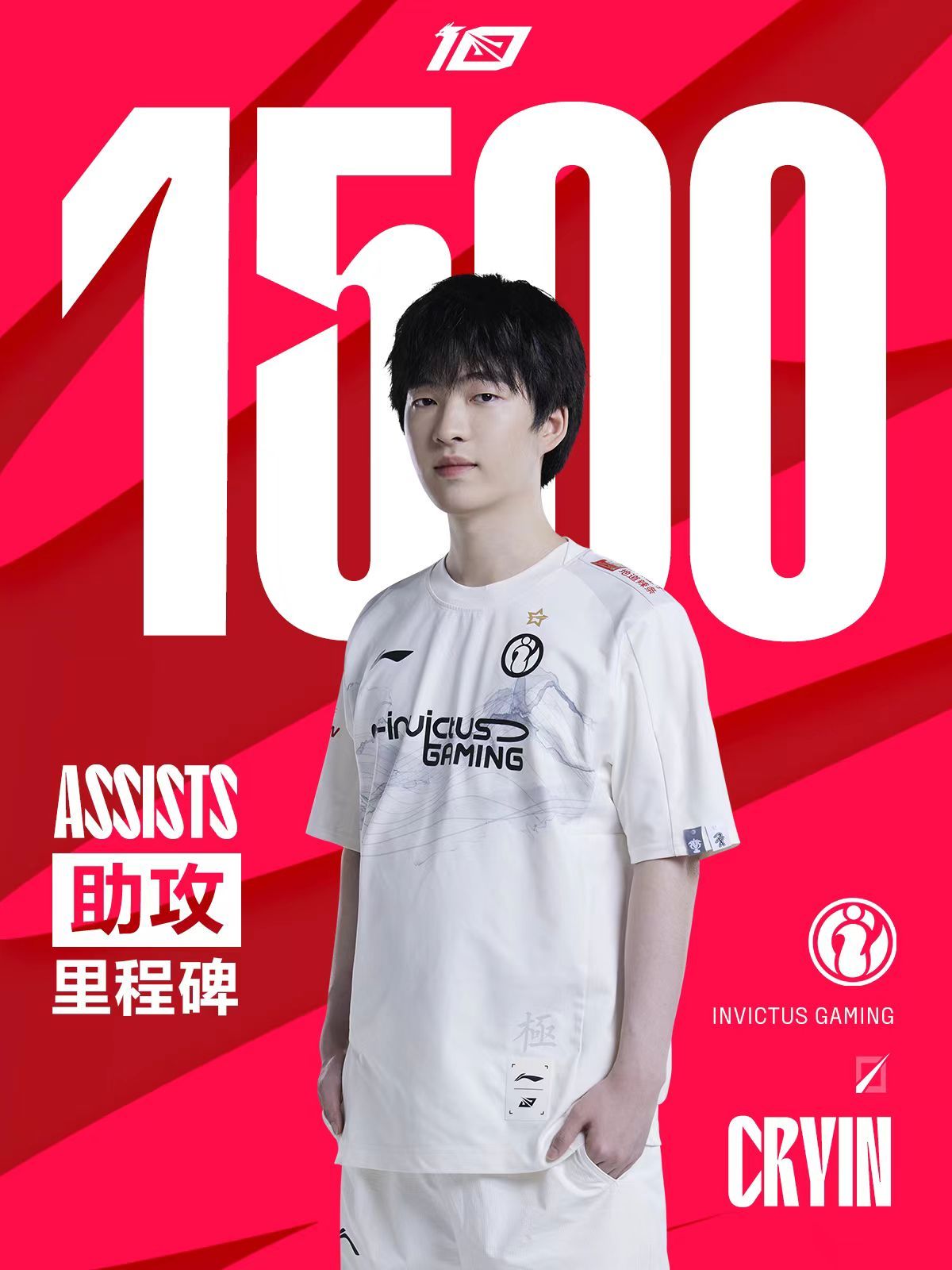 里程碑：IG中单Cryin达成LPL1500助攻成就_5EPlay - 5EPlay赛凡网