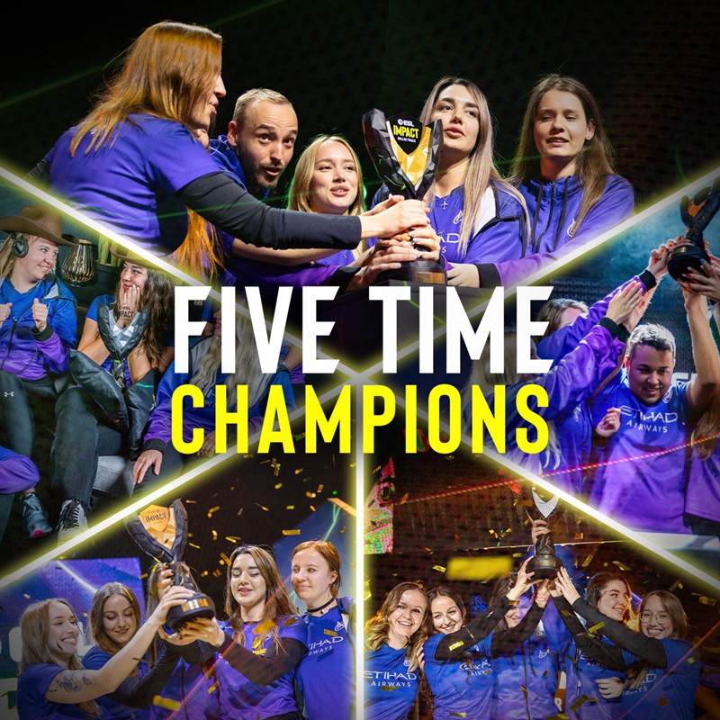 Nigma Galaxy实现了ESL女子CSGO赛事五连冠_5EPlay - 5EPlay赛凡网