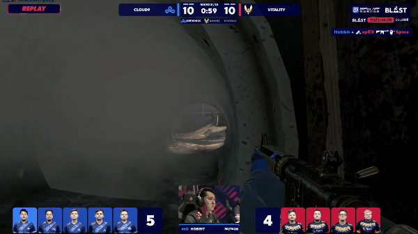 BLAST春决：艰难取胜！Vitality 2-0 Cloud9_5EPlay - 5EPlay赛凡网