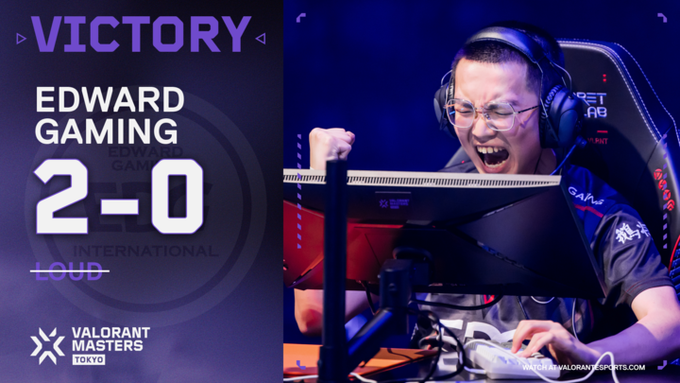 VCT东京大师赛：EDG零封LOUD，王哥如神附体_5EPlay - 5EPlay赛凡网