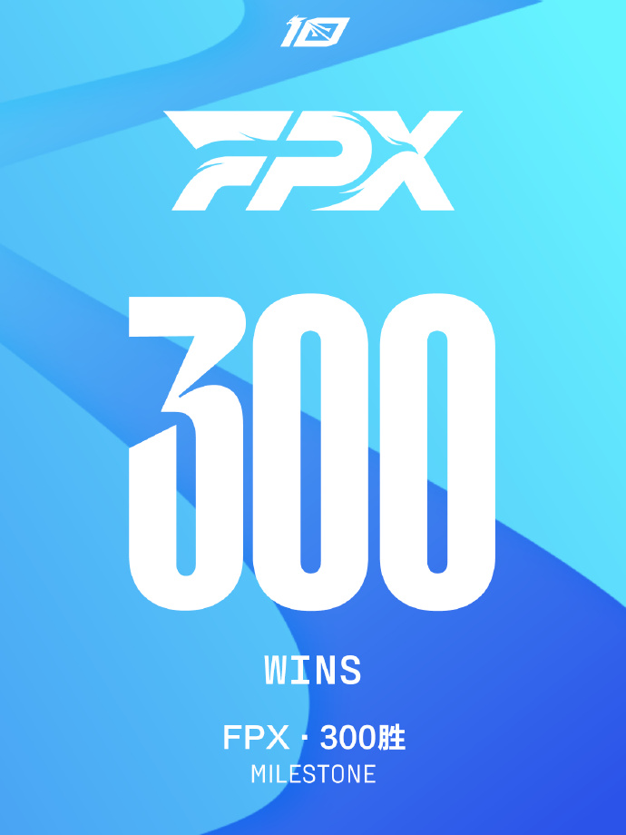 里程碑：FPX达成LPL 300胜成就_5EPlay - 5EPlay赛凡网