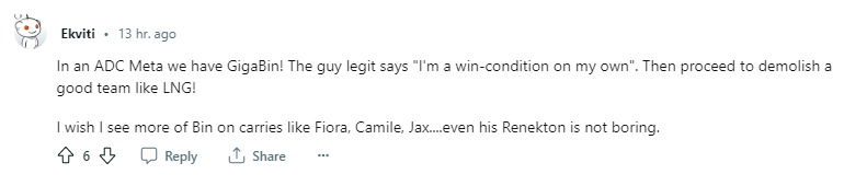 【外网评价】BLG2:0LNG BIN太超模了！_5EPlay - 5EPlay赛凡网