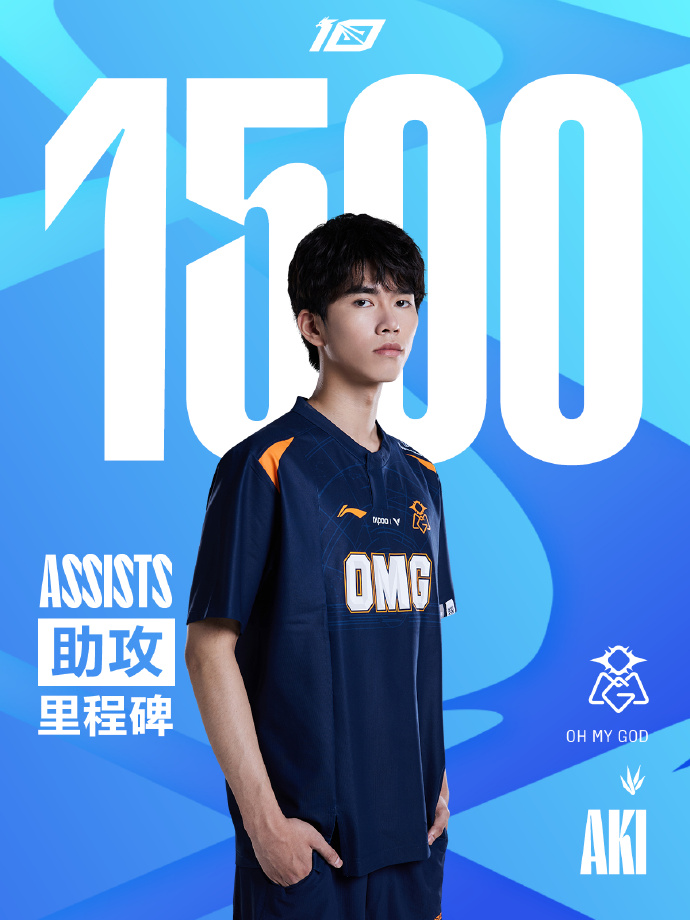 里程碑：OMG打野Aki达成LPL 1500助攻成就_5EPlay - 5EPlay赛凡网