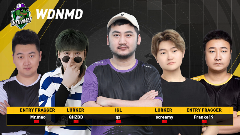 揭幕战首发出炉！WDNMD全新阵容亮相_5EPlay - 5EPlay赛凡网
