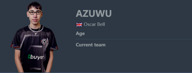 Endpoint签约AZUWU 重回英国核心阵容_5EPlay - 5EPlay赛凡网