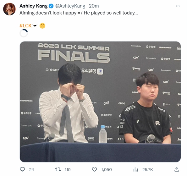 狂C数局不敌T1，KT下路Aiming赛后采访时摆出苦瓜脸_5EPlay - 5EPlay赛凡网