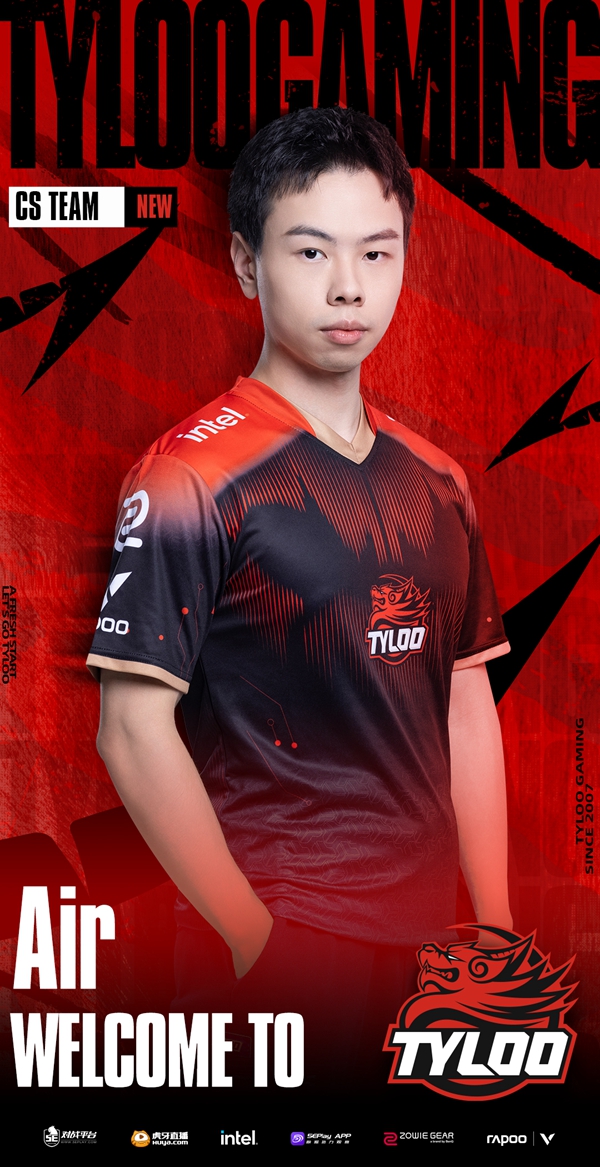 开启新征程！TYLOO官宣5yclone战队全员加盟_5EPlay - 5EPlay赛凡网