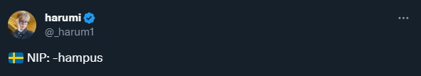 harumi爆料：NIP酝酿变阵，hampus恐被下放_5EPlay - 5EPlay赛凡网