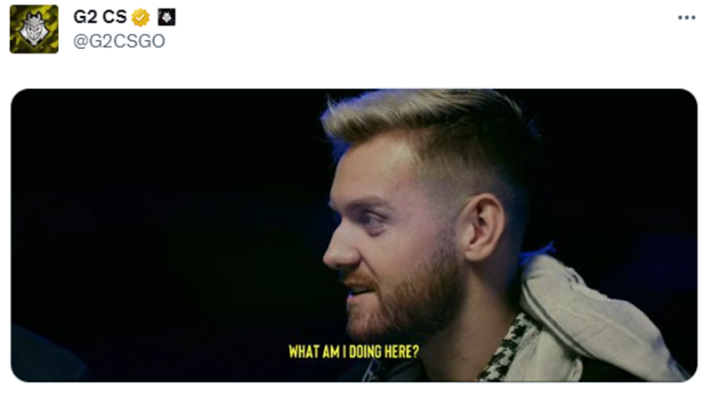 G2官推替NiKo回应被Falcons相中：那我还待在G2干什么？_5EPlay - 5EPlay赛凡网