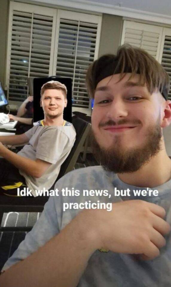 jL晒整活照片：我正和s1mple一起训练呢_5EPlay - 5EPlay赛凡网