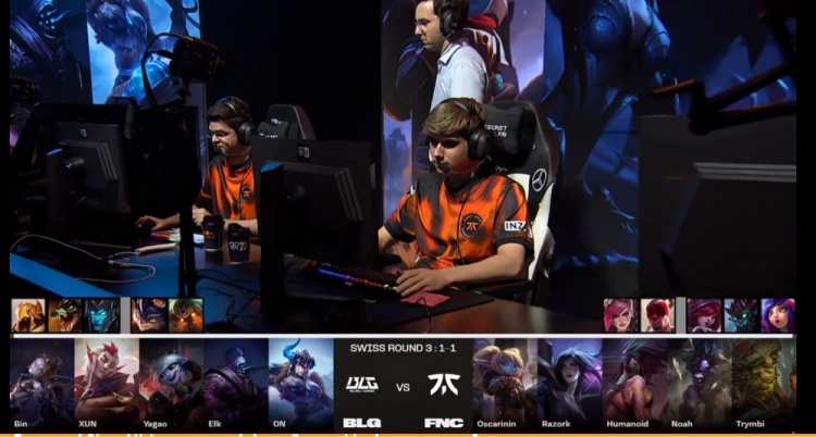 【赛后战报】XX！Bin！神级贾克斯完美发挥助BLG战胜FNC挺进下一轮_5EPlay - 5EPlay赛凡网