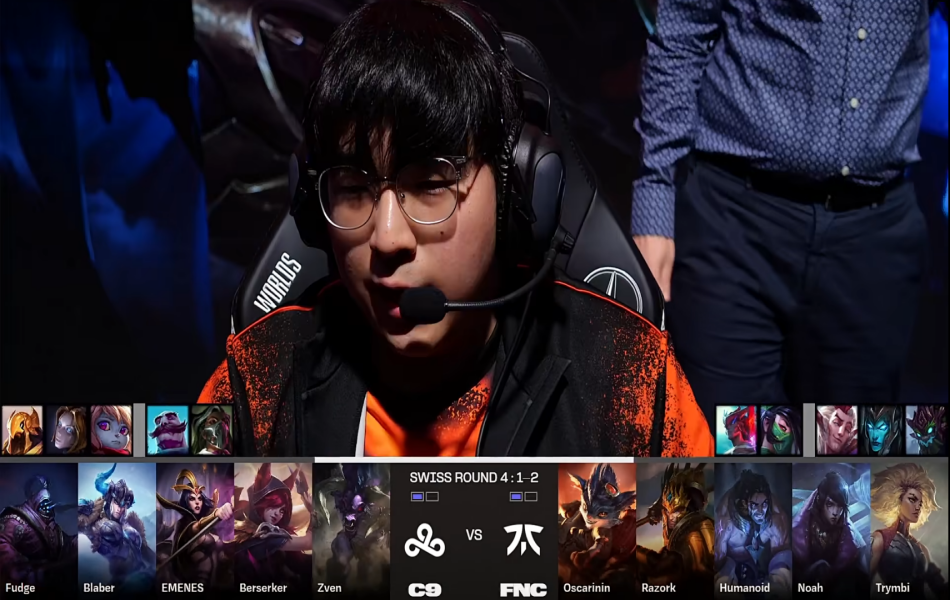 【赛后战报】饕餮盛宴，FNC让一追二击败C9继续世界赛征程_5EPlay - 5EPlay赛凡网