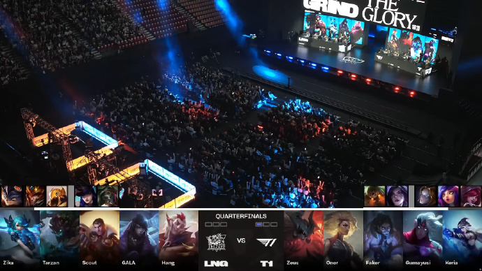 【赛后战报】极致碾压！T1 3:0零封LNG挺进四强_5EPlay - 5EPlay赛凡网