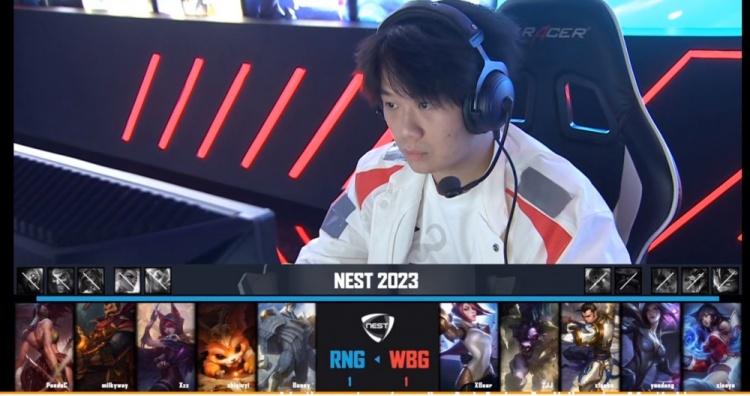 【NEST战报】四分之一决赛 RNG 2:1 WBG_5EPlay - 5EPlay赛凡网