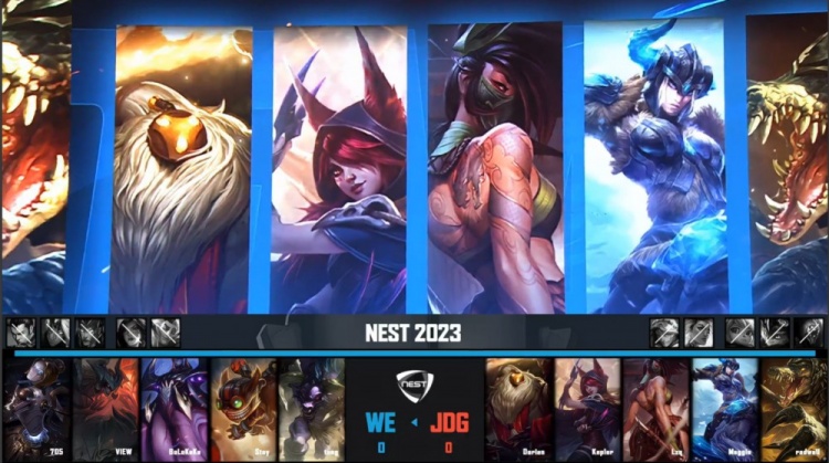 【NEST战报】四分之一决赛 JDG 2:0 WE_5EPlay - 5EPlay赛凡网