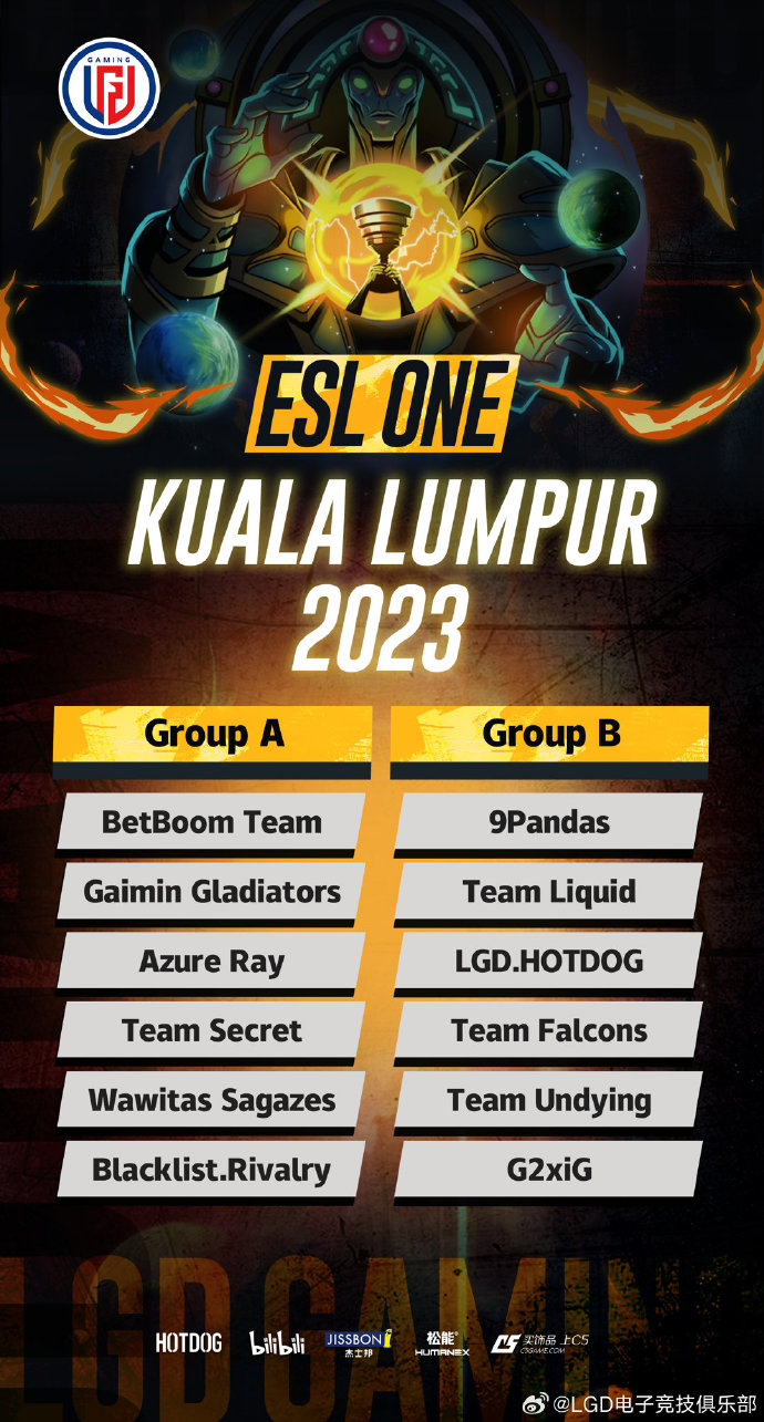 LGD战队赛程介绍，ESL One吉隆坡首战对阵Falcons_5EPlay - 5EPlay赛凡网
