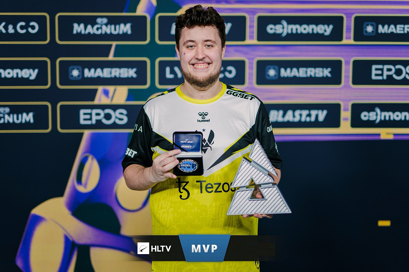 ZywOo收获第18个MVP，与device、s1mple差距进一步缩小_5EPlay - 5EPlay赛凡网