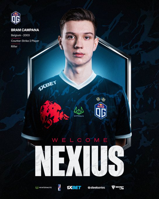 OG官宣招入Nexius 仅剩第五人尚未确定_5EPlay - 5EPlay赛凡网