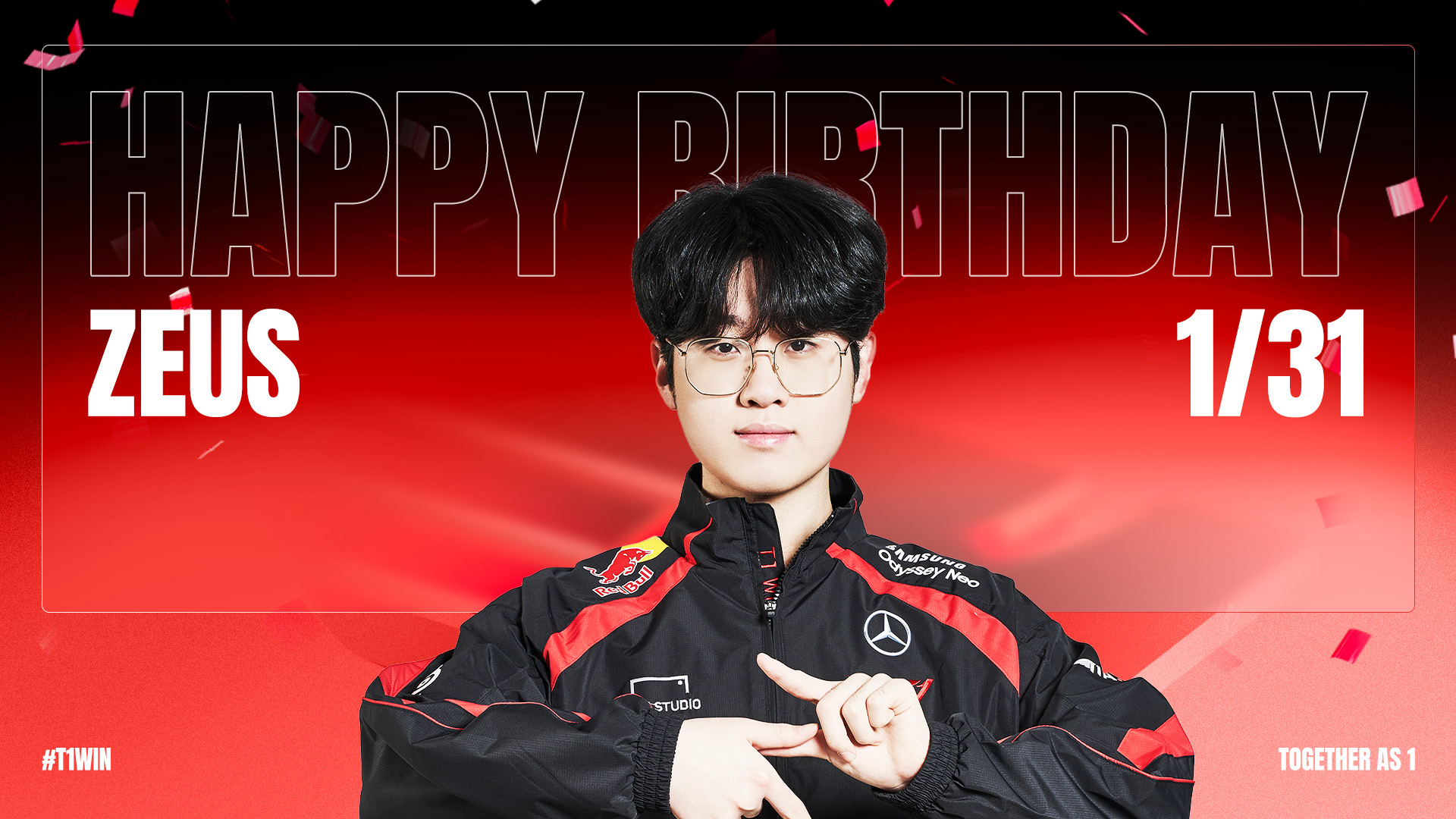 少年天神！T1官方祝S13 FMVP上单Zeus 20岁生日快乐！_5EPlay - 5EPlay赛凡网