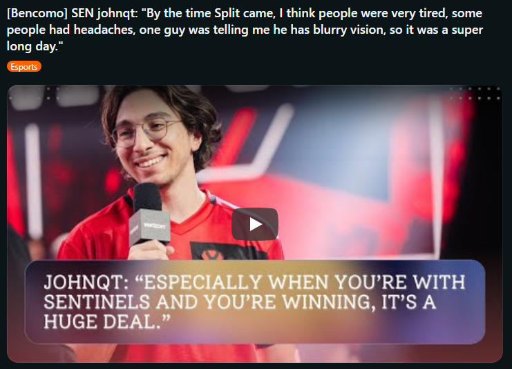 突围赛的赛程安排是否有失偏颇？JohnQT表示连战心力交瘁_5EPlay - 5EPlay赛凡网