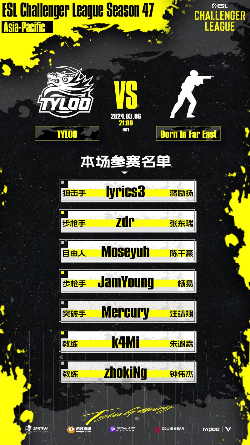 Moseyuh回归！TYLOO新阵容13-8击败BIFE取得首秀胜利_5EPlay - 5EPlay赛凡网