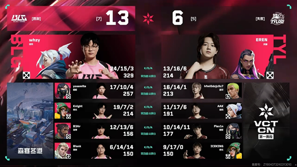 【VCTCN第一阶段】揭幕战首胜 BLG 2-1 TYLOO_5EPlay - 5EPlay赛凡网