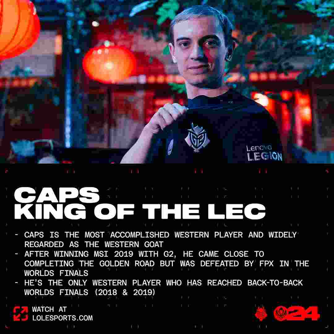 英雄联盟电竞官推介绍Caps：LEC之王，西方LOL界的GOAT_5EPlay - 5EPlay赛凡网