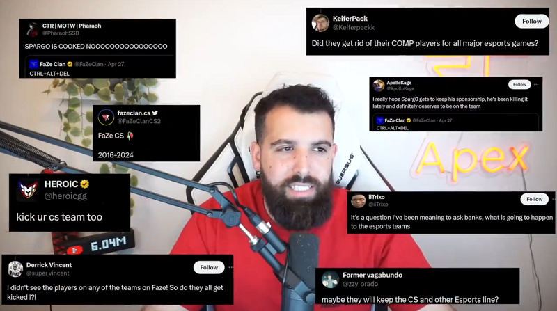 FaZe CEO：CS战队永远都会是FaZe的一部分_5EPlay - 5EPlay赛凡网