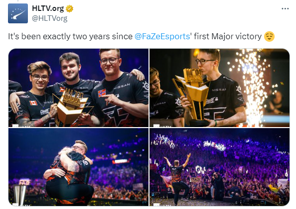 那年今日：两年前的今天，FaZe圆梦安特卫普夺得Major冠军_5EPlay - 5EPlay赛凡网