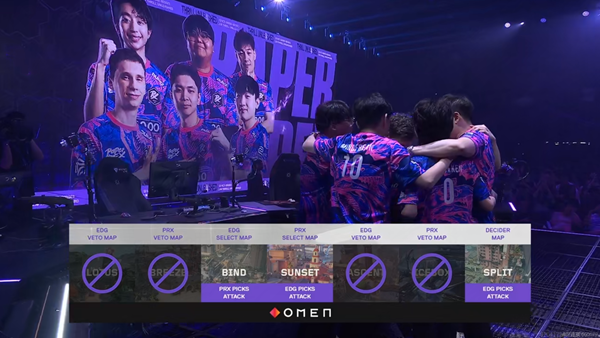 【上海大师赛】旅程结束 EDG 0-2不敌PRX被淘汰_5EPlay - 5EPlay赛凡网