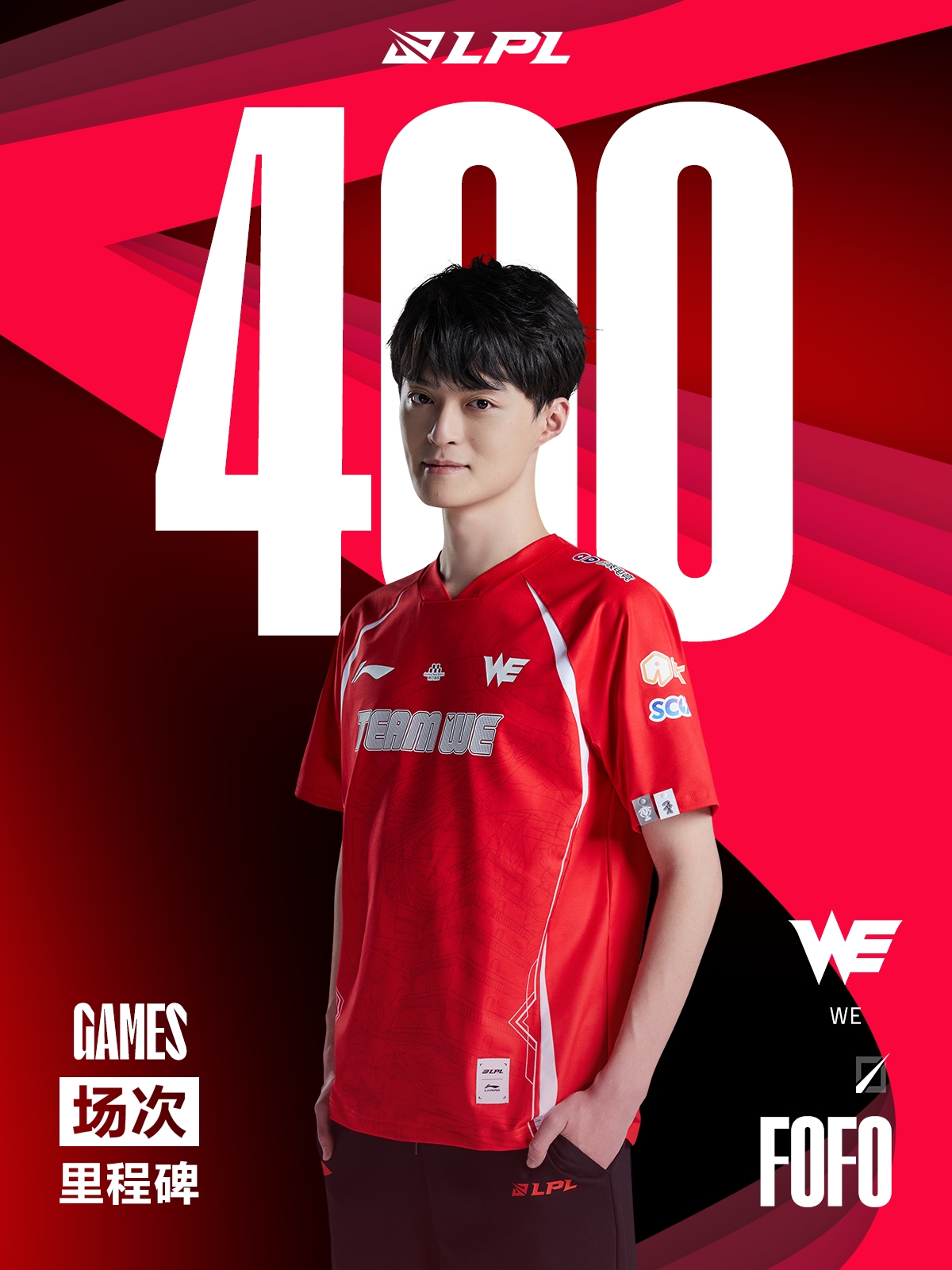 里程碑：FoFo达成LPL 400出场成就_5EPlay - 5EPlay赛凡网