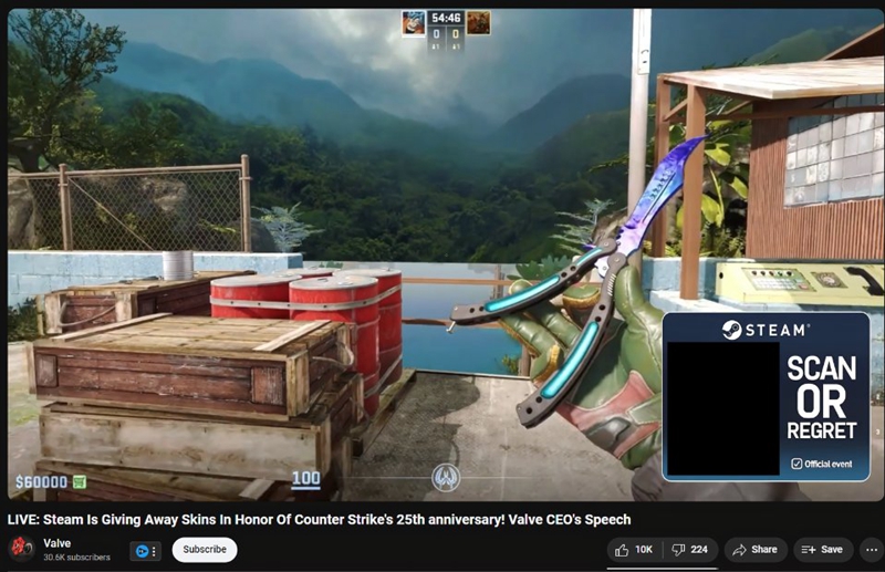小心！CS 25周年已成骗子新诈骗热点_5EPlay - 5EPlay赛凡网