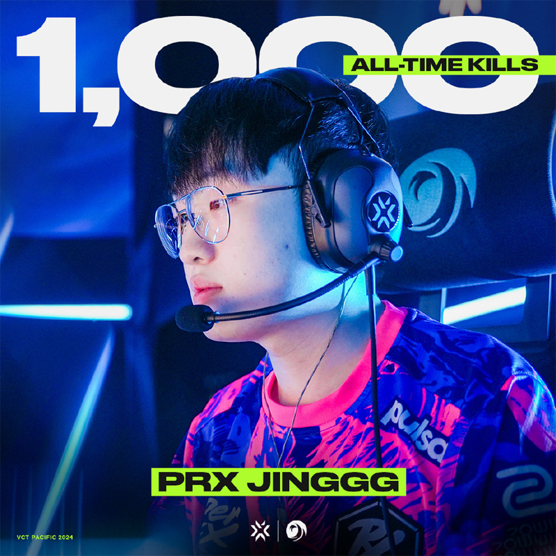 【选手里程碑】PRX Jinggg 跻身“1000杀俱乐部”_5EPlay - 5EPlay赛凡网