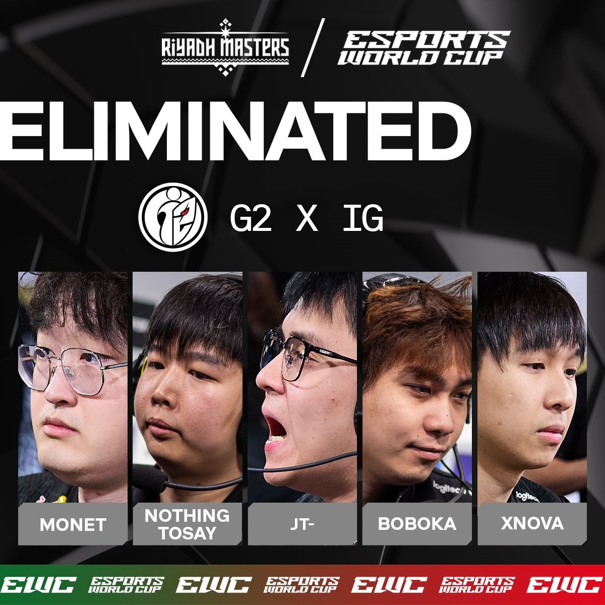 G2.iG成为2024年利雅得大师赛入围赛第二支被淘汰的队伍_5EPlay - 5EPlay赛凡网