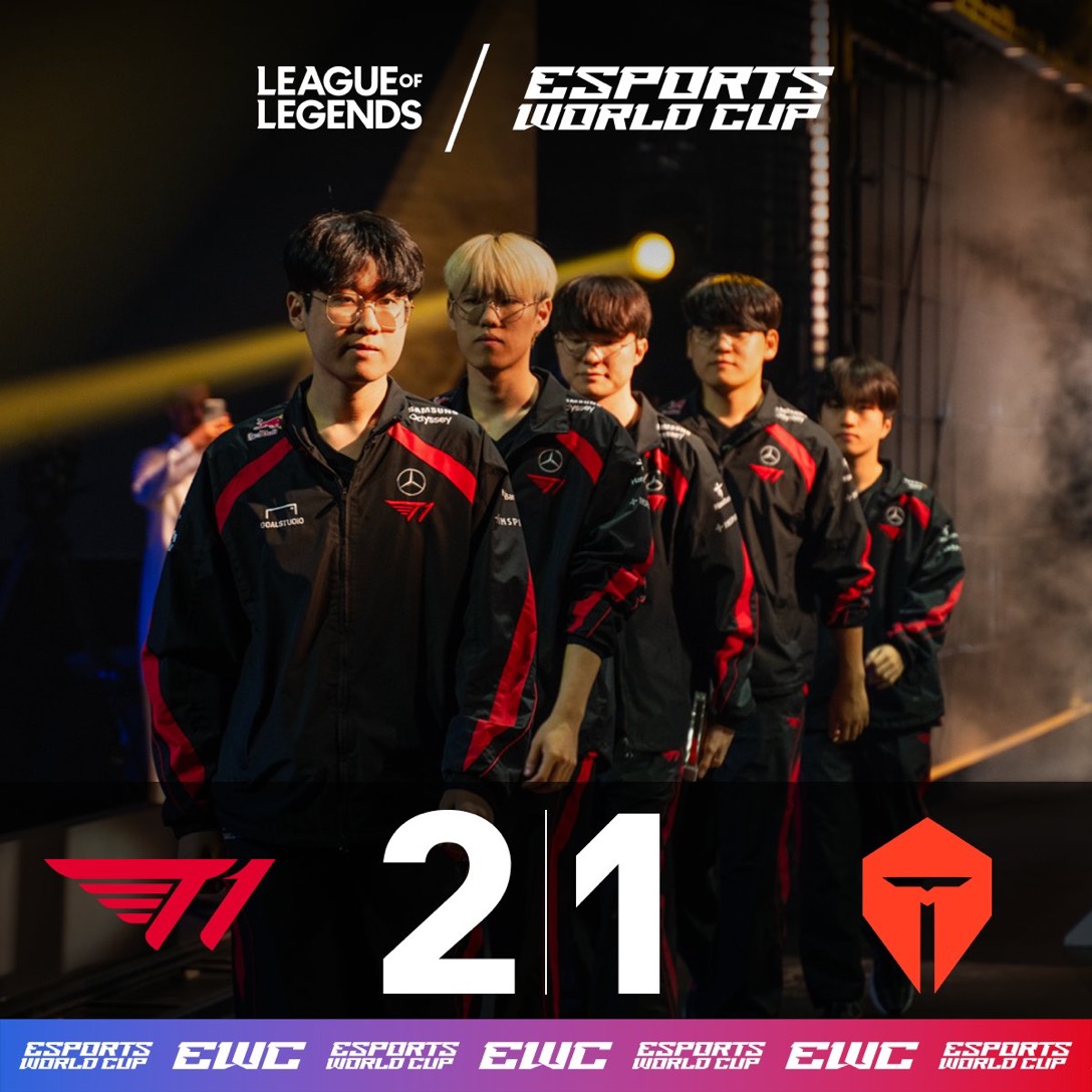 【EWC战报】Faker屹立不倒！T1 3:1战胜TES夺得EWC冠军！_5EPlay - 5EPlay赛凡网