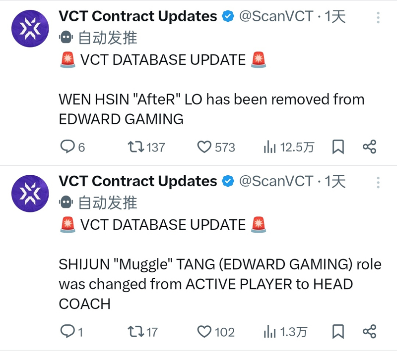 【战队动态】AfteR的合同已从EDG移除，Muggle由选手身份变更为主教练_5EPlay - 5EPlay赛凡网