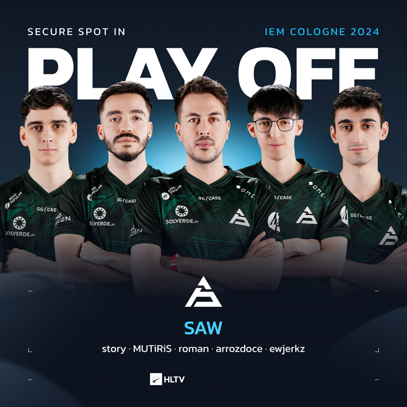 葡萄牙CS的历史性时刻！SAW首次参加IEM科隆并打入淘汰赛_5EPlay - 5EPlay赛凡网