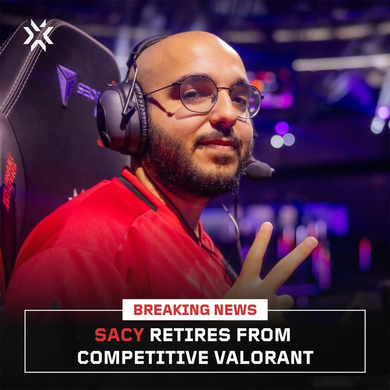 【战队动态】Sentinels官宣：SACY选手正式退役_5EPlay - 5EPlay赛凡网