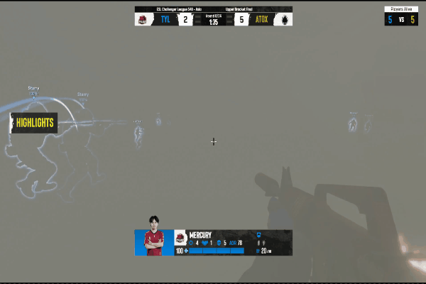 ECL S48 亚太区决赛：TYLOO 2-0碾压ATOX_5EPlay - 5EPlay赛凡网