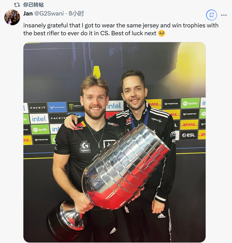 NiKo动态告别G2 队友及社区反应一览_5EPlay - 5EPlay赛凡网