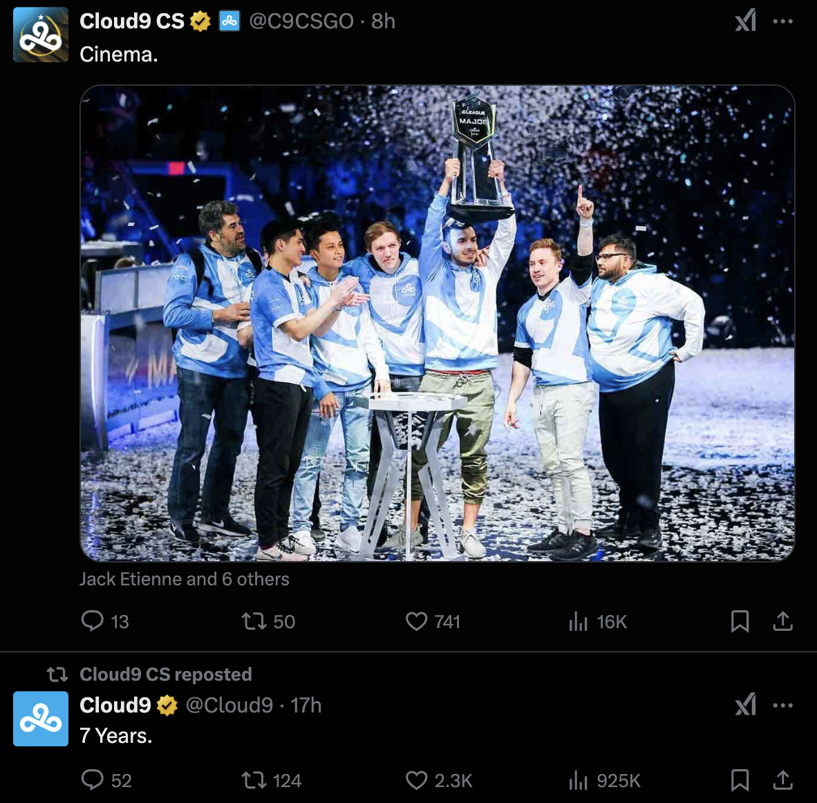 七年前的今天，Cloud9击败FaZe夺得波士顿Major冠军_5EPlay - 5EPlay赛凡网